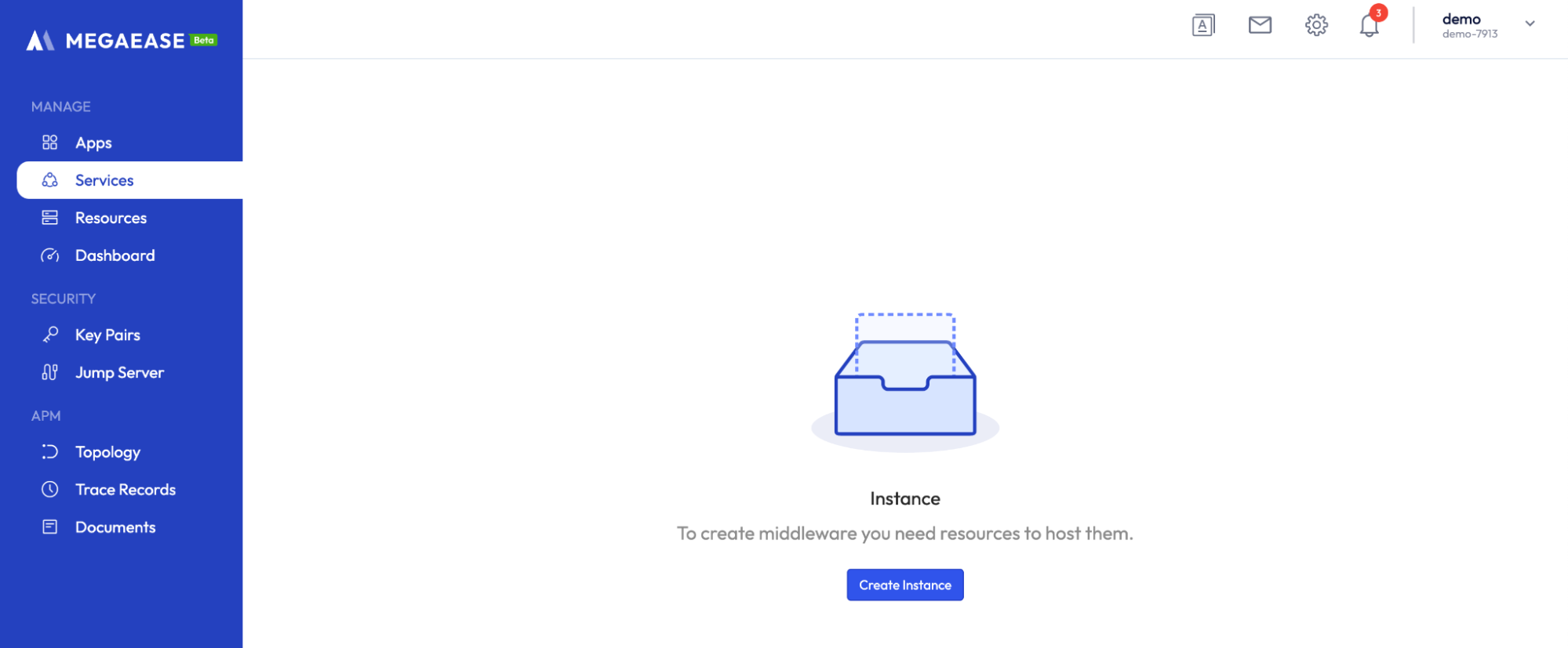 MegaEase Cloud 用户手册 - 高可用服务管理