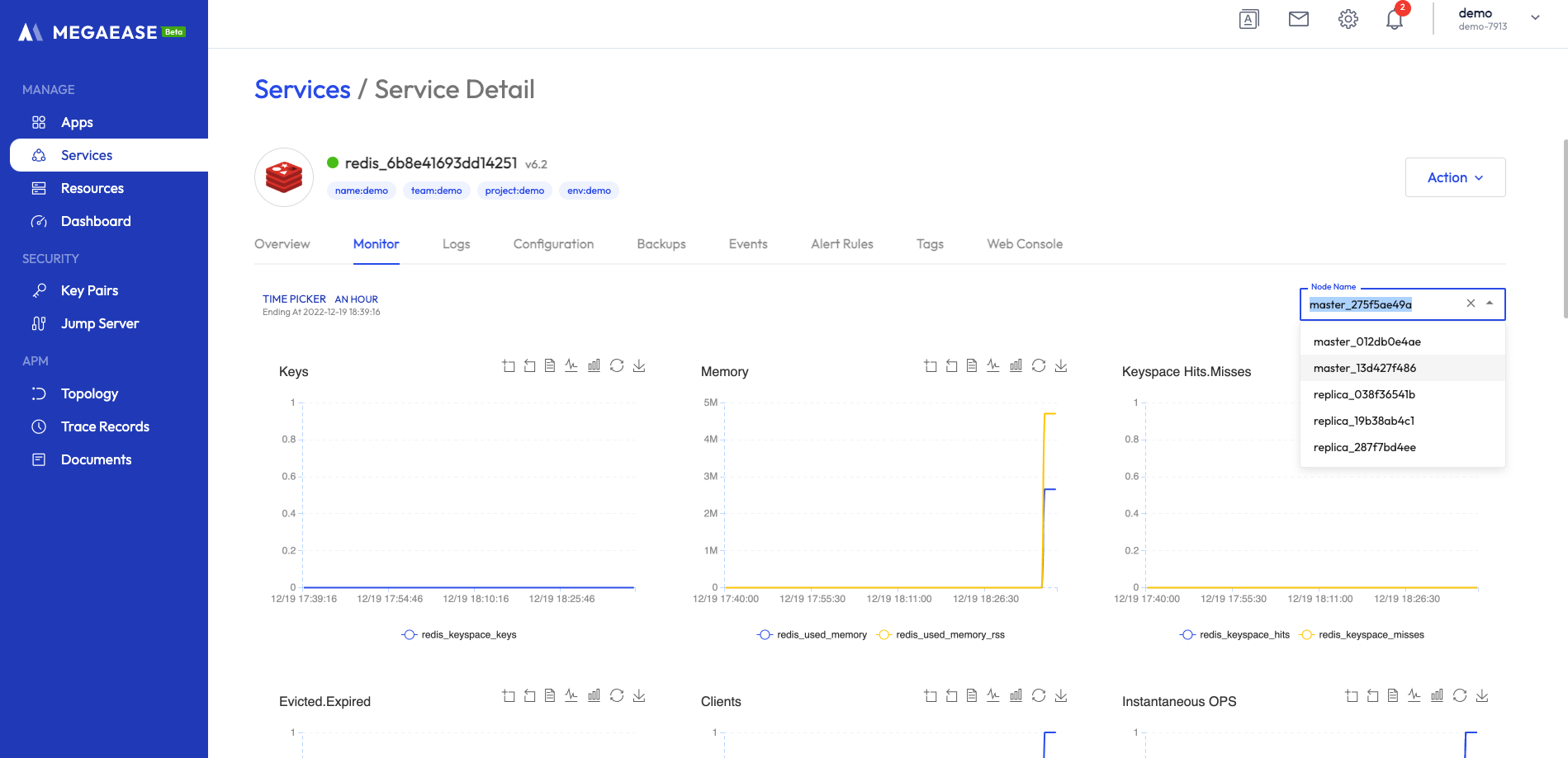 MegaEase Cloud 用户手册 - 高可用服务管理